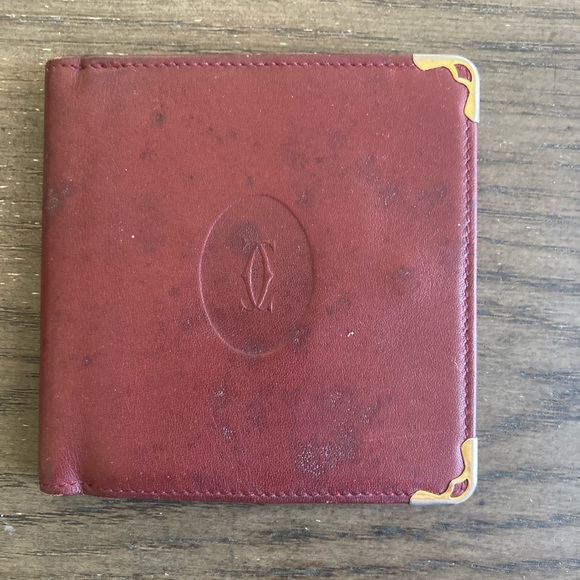 Cartier | Bags | Authentic Cartier Small Wallet With Coin Purse | Poshmark